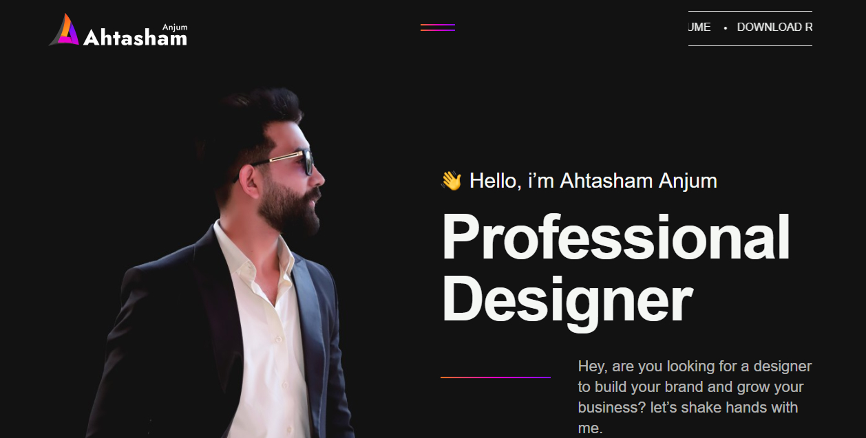 Ahtasham Anjum – Crafting Exceptional Digital Experiences